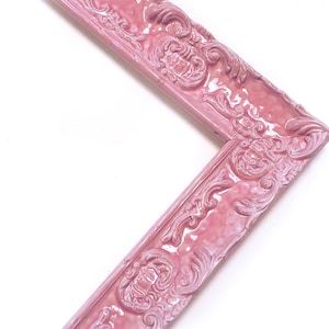 Victorian Picture Frames Pink Purple Glossy Lacquer Ornate Funky ...