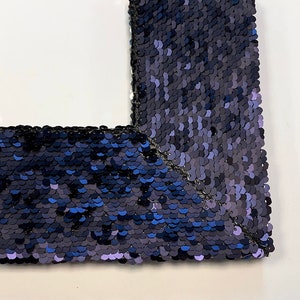 Sequin Picture Frame Two Tone Flip Glitter Green Silver Black Blue ...