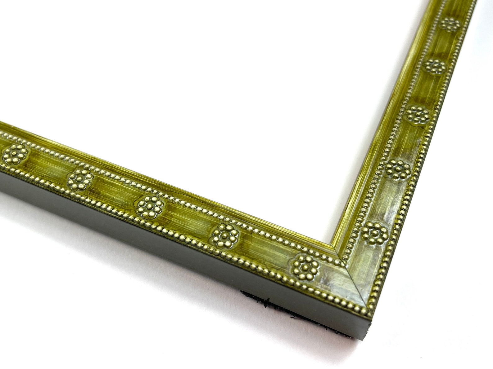 Vintage Style Picture Frame Antique Tin Glossy Embossed Flower - Etsy