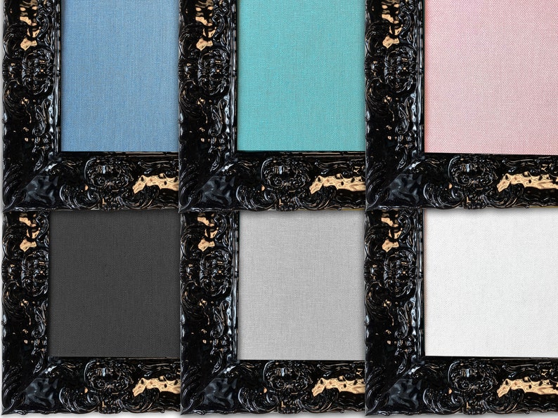 Elegant Framed Bulletin Board Victorian Glossy Ornate Maximalist ...