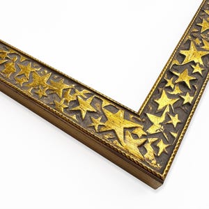 Star Picture Frames Gold Silver Black Eclectic Unique Photo Display ...