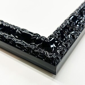 Ornate Glossy Picture Frames Lacquer Chrome Funky Eclectic Maximalist ...