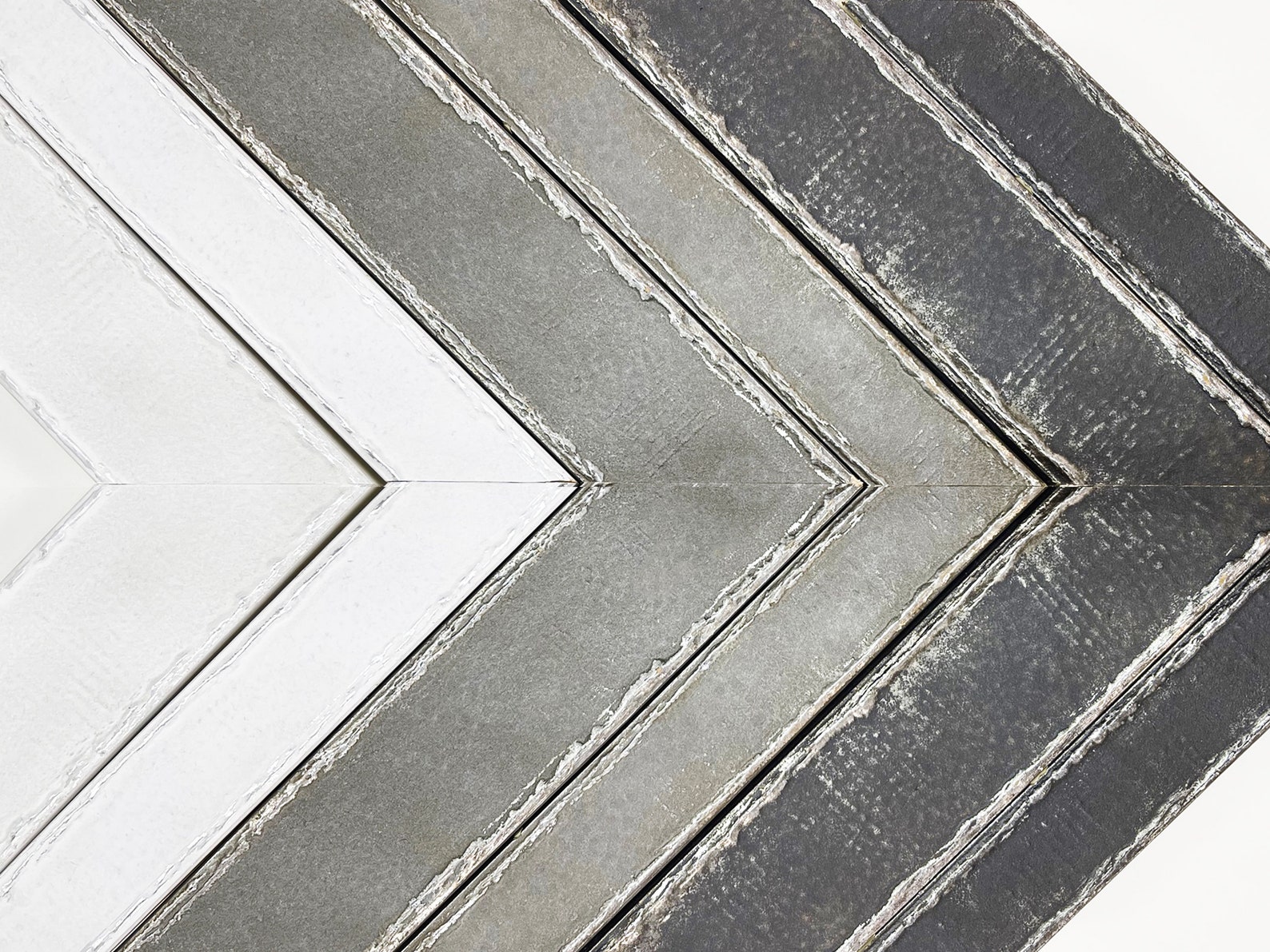 Foundry Industrial Picture Frame Grey Charcoal Silver Welded Steel Iron ...