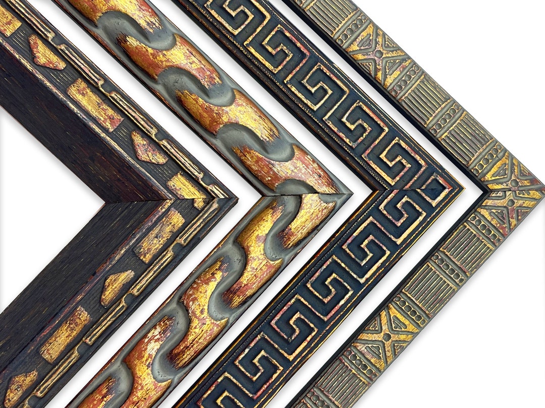 Antiqued Bronze Picture Frames Vintage Distressed Photo Display ...