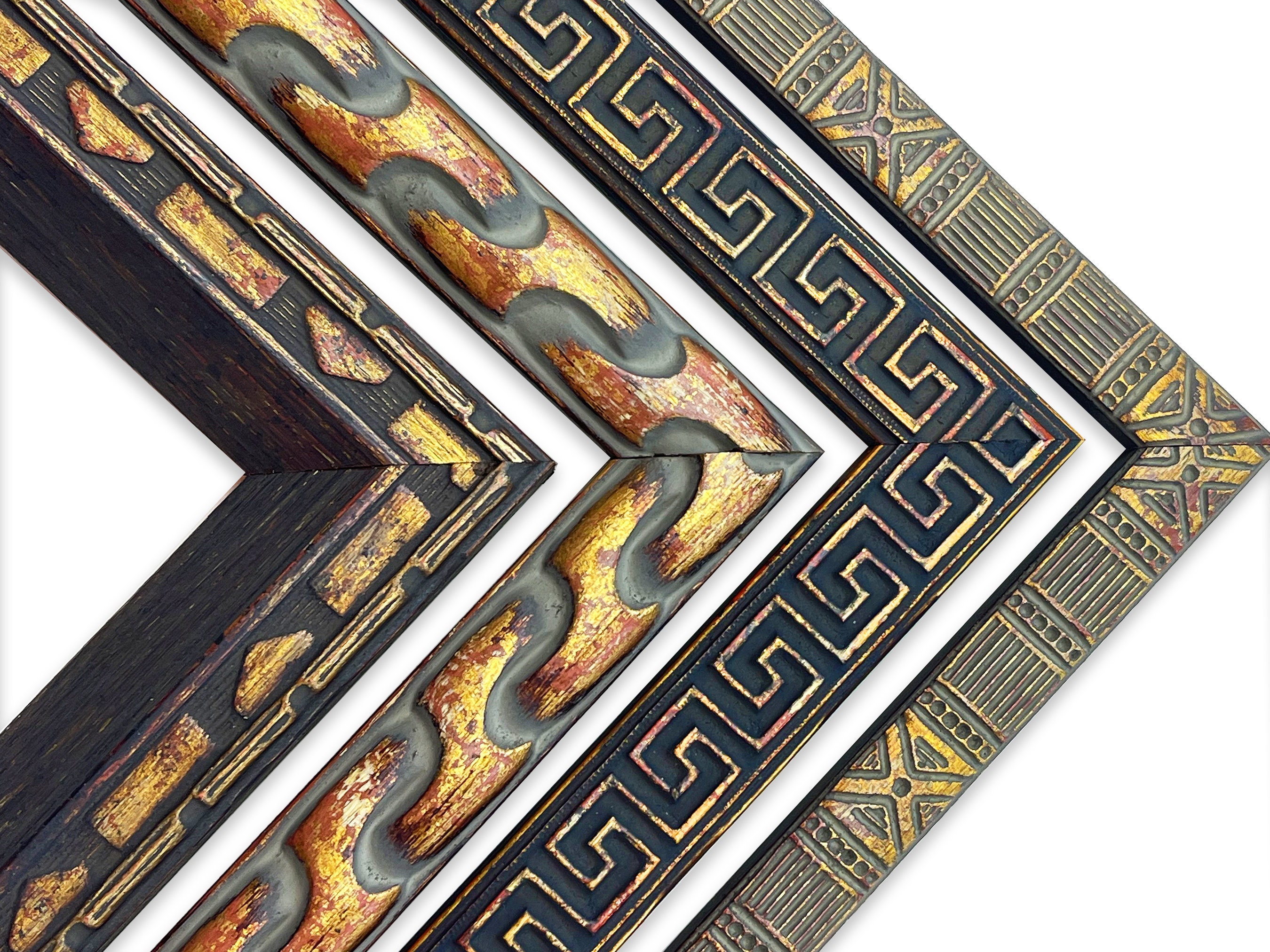 Antiqued Bronze Picture Frames Vintage Distressed Photo Display ...