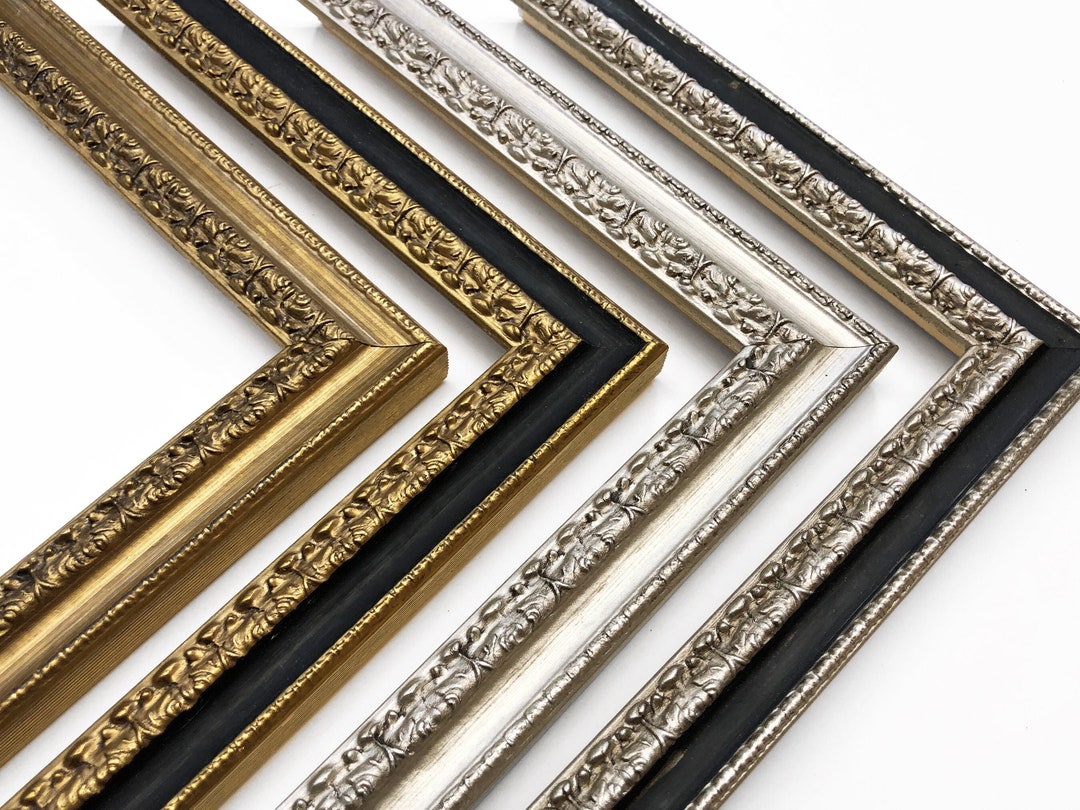 Ornate Picture Frames Gold Black Silver Victorian Antique Vintage ...