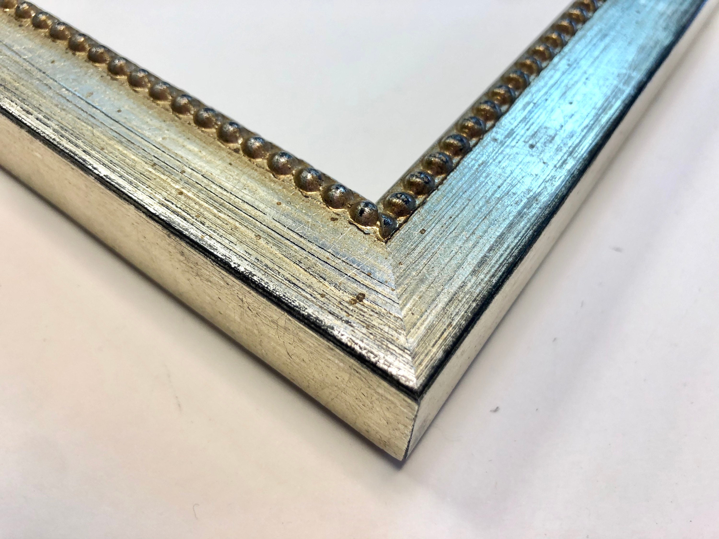 Beaded Picture Frames Vintage Style Distressed Gold Silver - Etsy