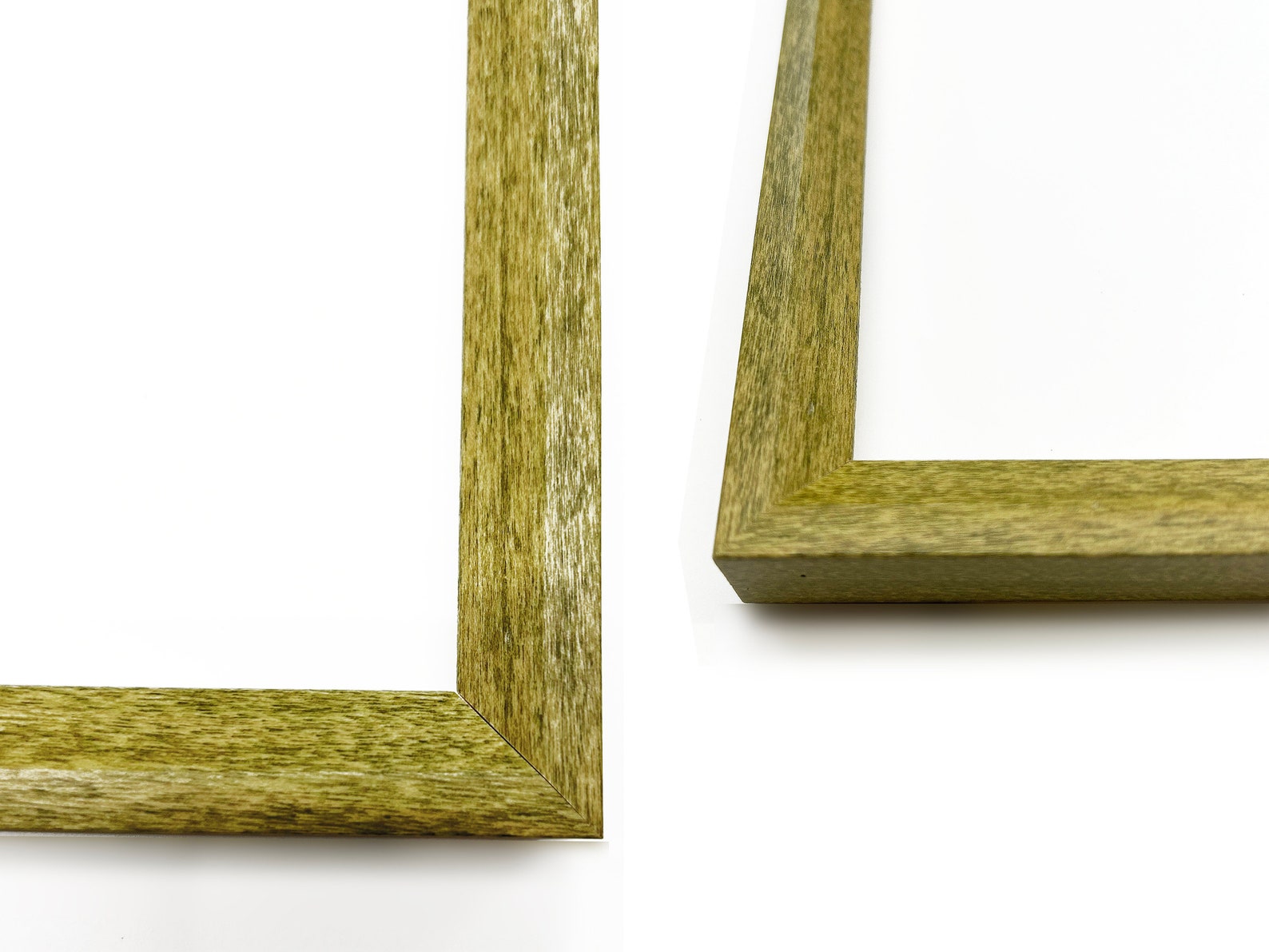 Mid-century Modern Picture Frames Stained Wood Neutral Organic - Etsy