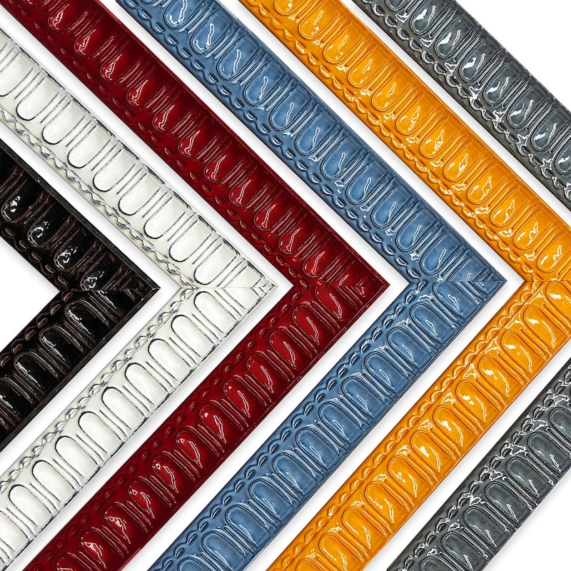 Blue/gray Framed Pictures - Etsy