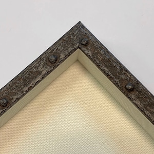 Industrial Picture Frame Shadowbox Rustic Steel Iron Wood Deep Frame ...