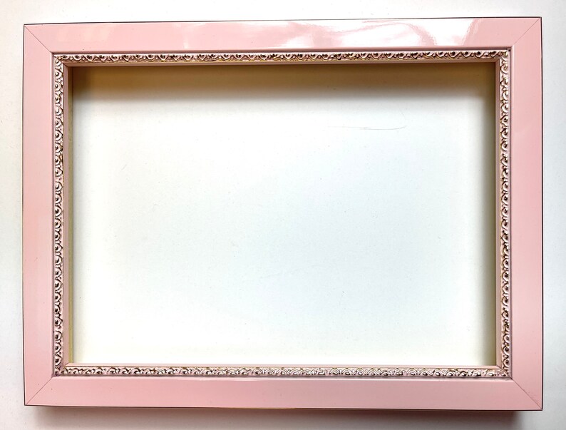 Mid Century Vintage Style Glossy Lacquer Colored Picture - Etsy