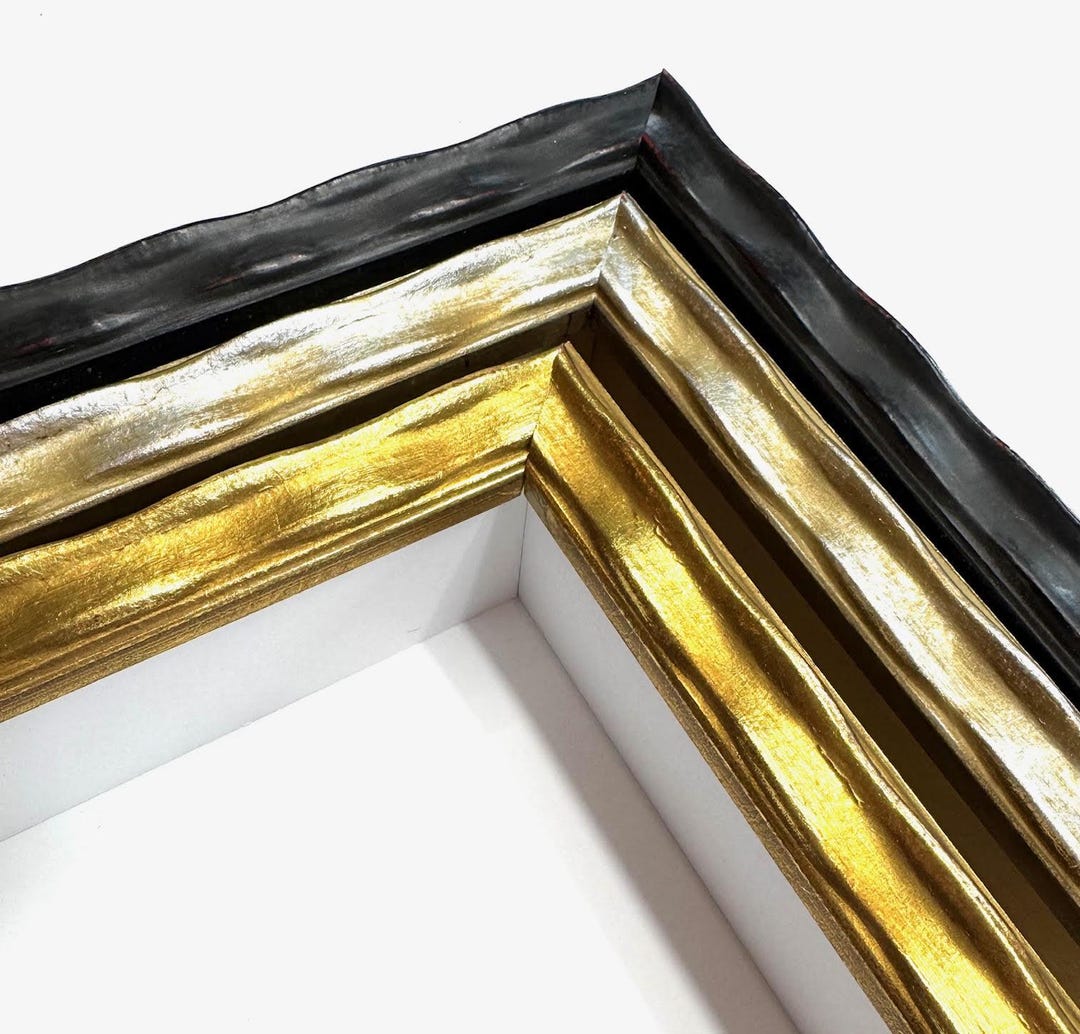 Classic Traditional Picture Frame Shadowbox Gold Silver Black Deep ...