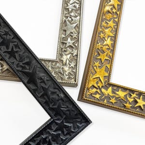Star Picture Frames Gold Silver Black Eclectic Unique Photo Display ...