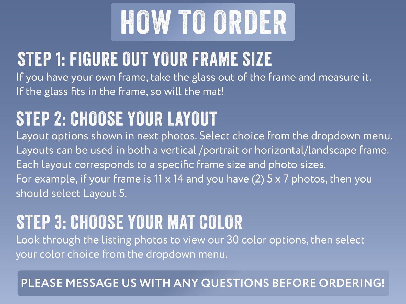 Collage Mat Board for Picture Frames | Multi-window Opening | Variety ...