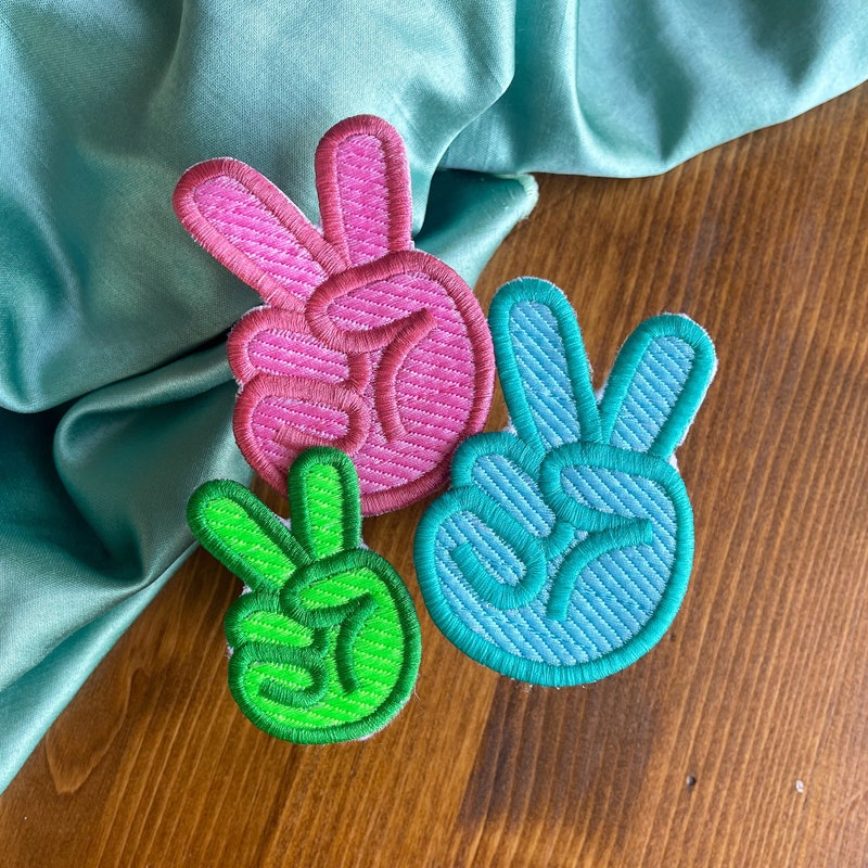 Peace Sign Patch - Etsy