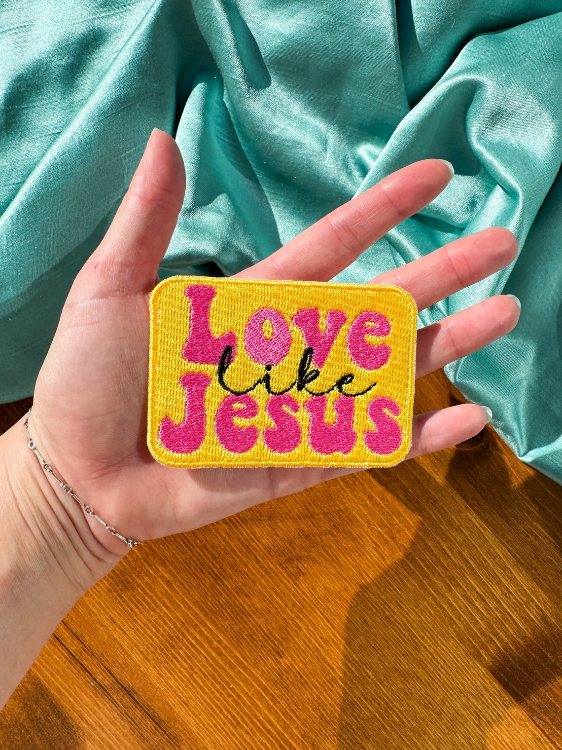 Christian Iron-on Patches | Love Like Jesus Patch |gift for Her or Him ...