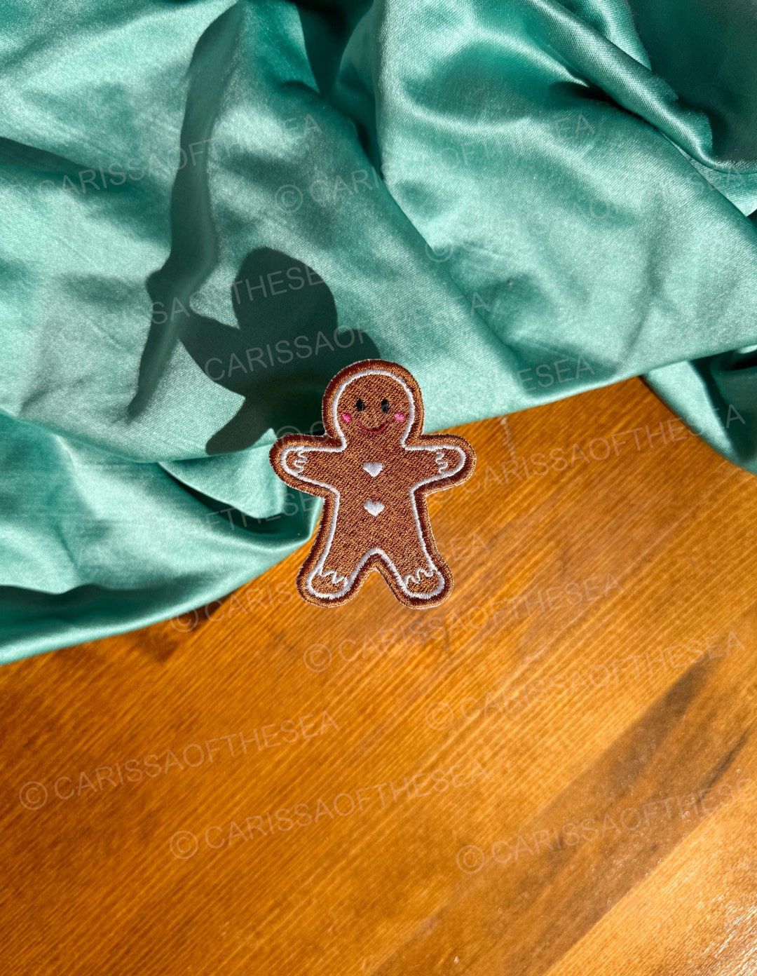 Christmas Gingerbread Cookie Patch | Aesthetic Christmas Patch ...
