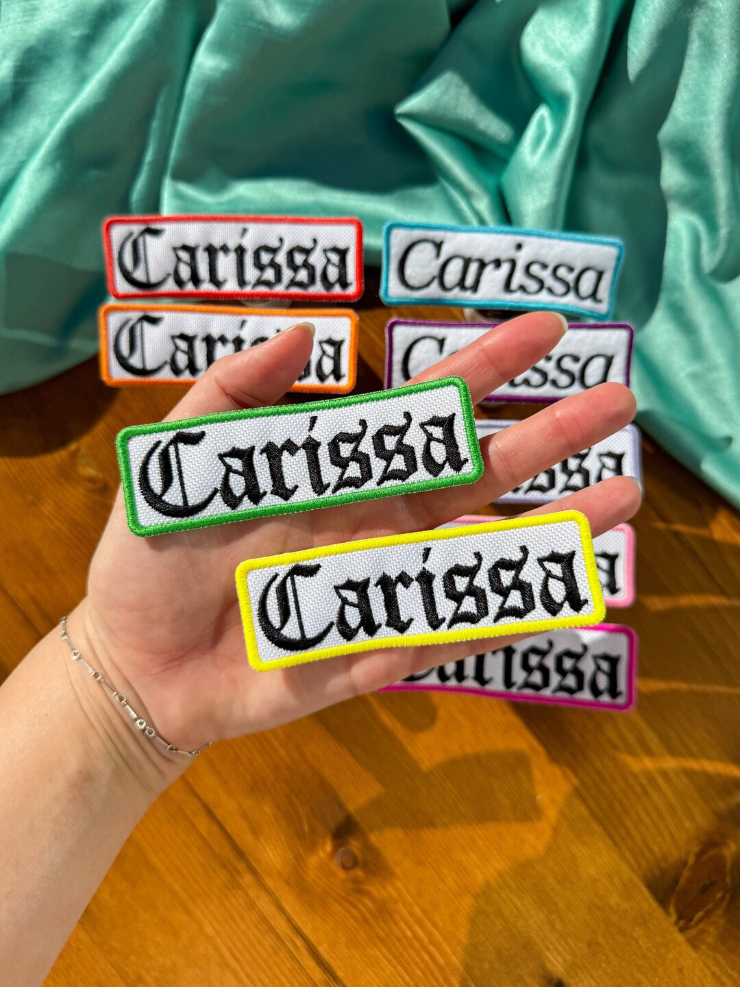 Custom Name Tag Iron-on Patch | Trendy Patches | Custom Embroidery ...