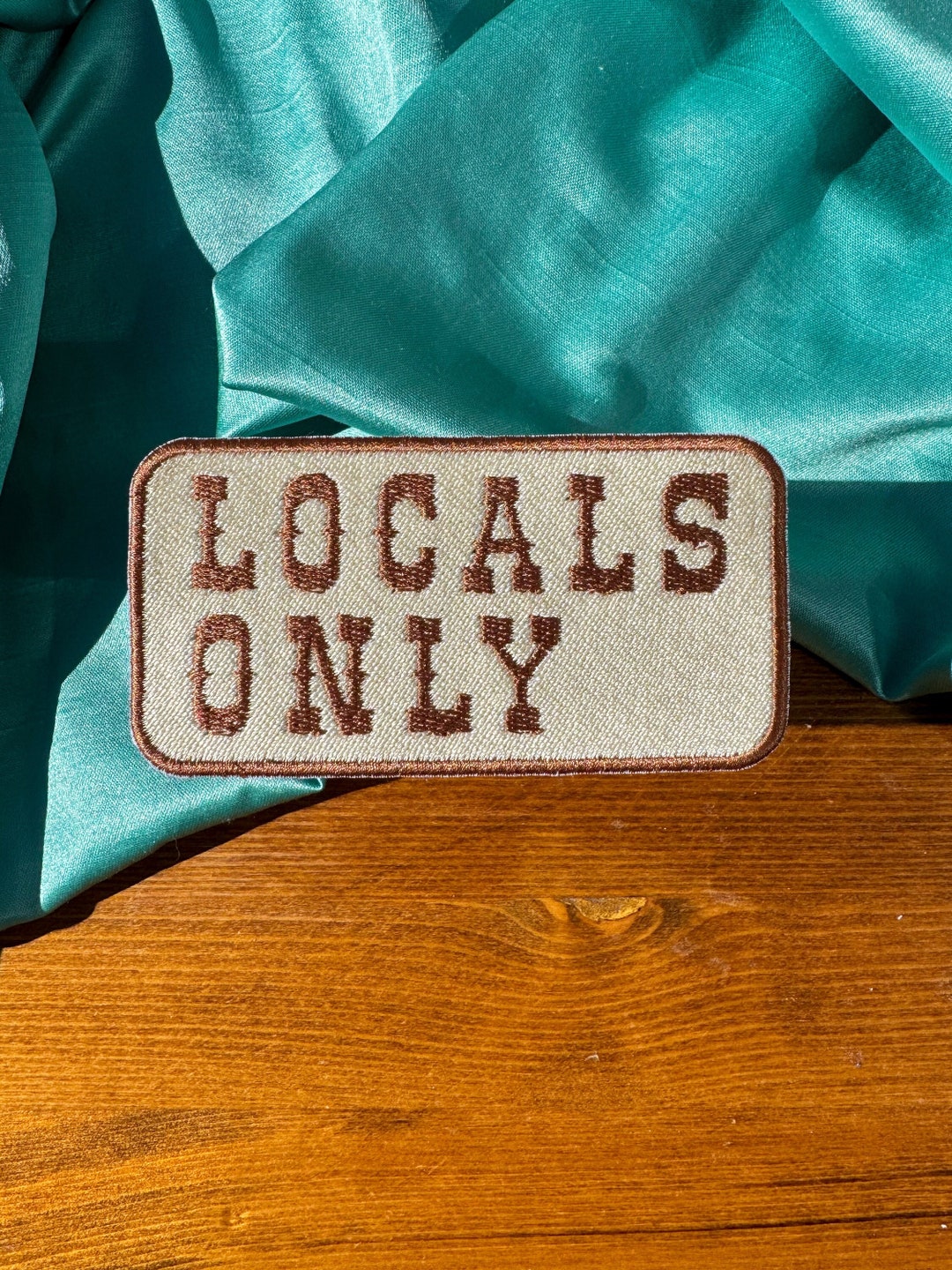 Locals Only Western Patch | Trucker Hat Patches | Summertime Patches - Etsy