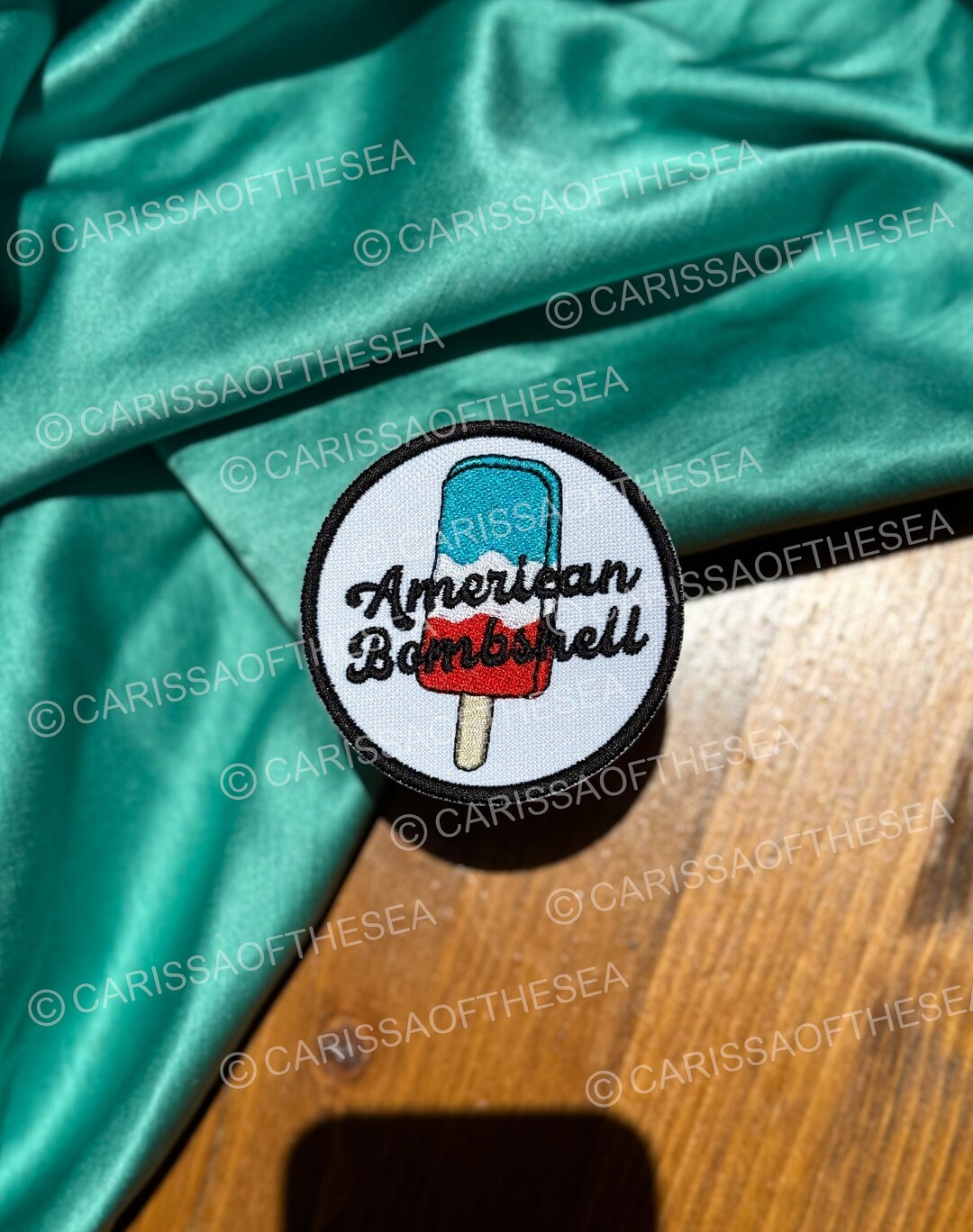 American Bombshell Iron-on Patch | Memorial Day Patch | Fourth of July ...