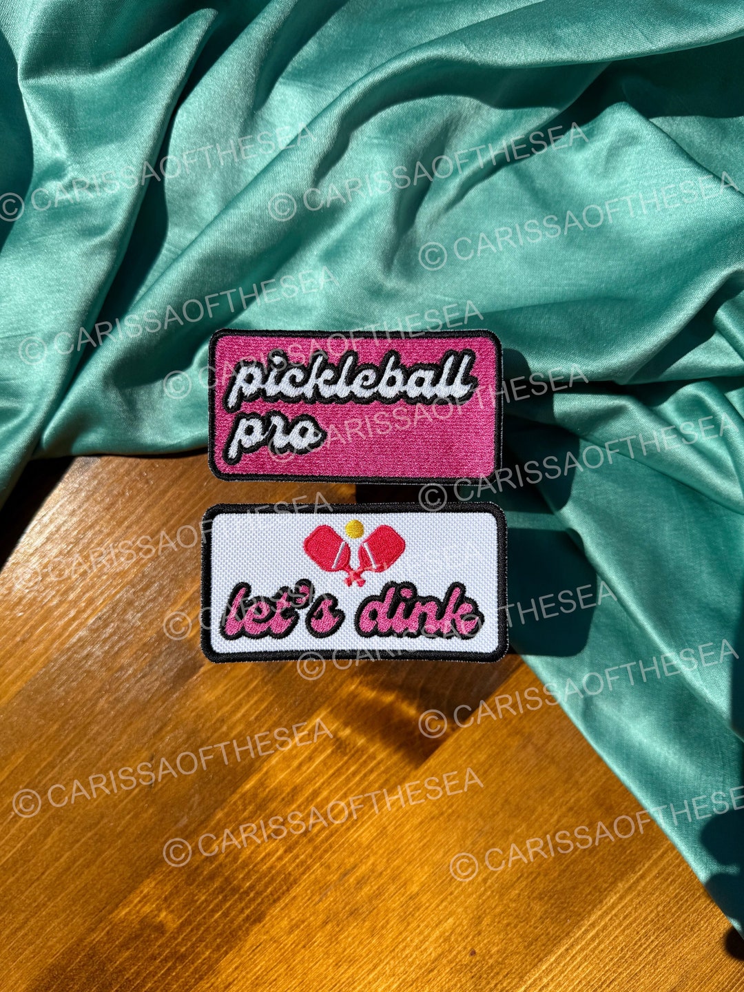 Pink Pickleball Patch Bundle Iron-on Patch | Summer-themed Patch ...