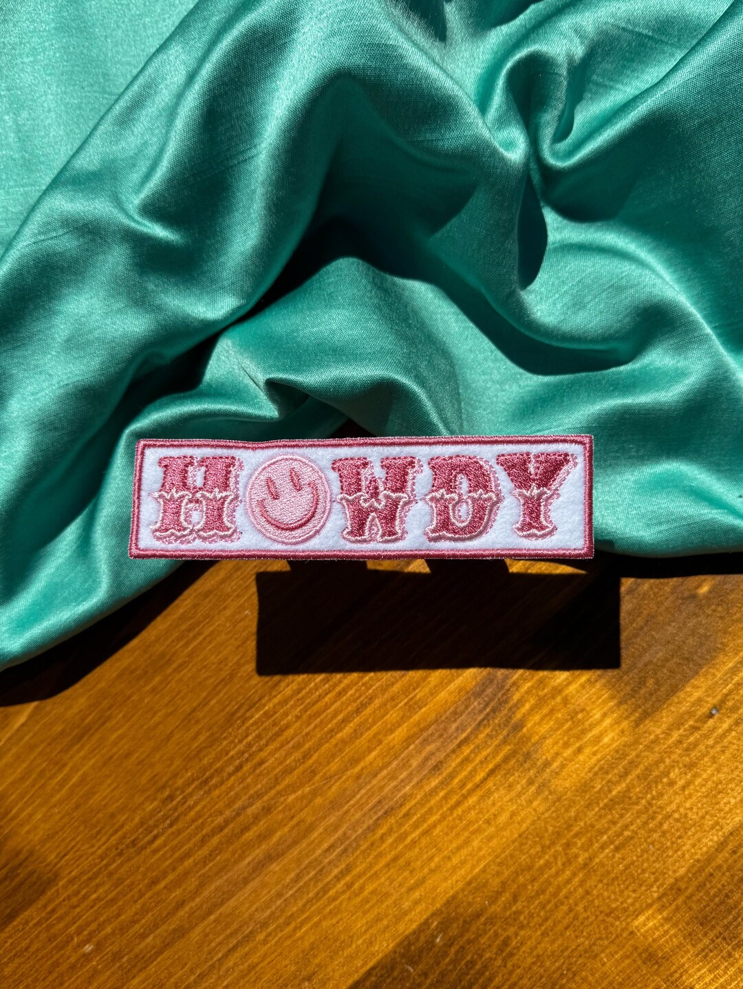 Pink Howdy Iron-on Patch | Trendy Patches | Embroidered Patch | Trendy ...