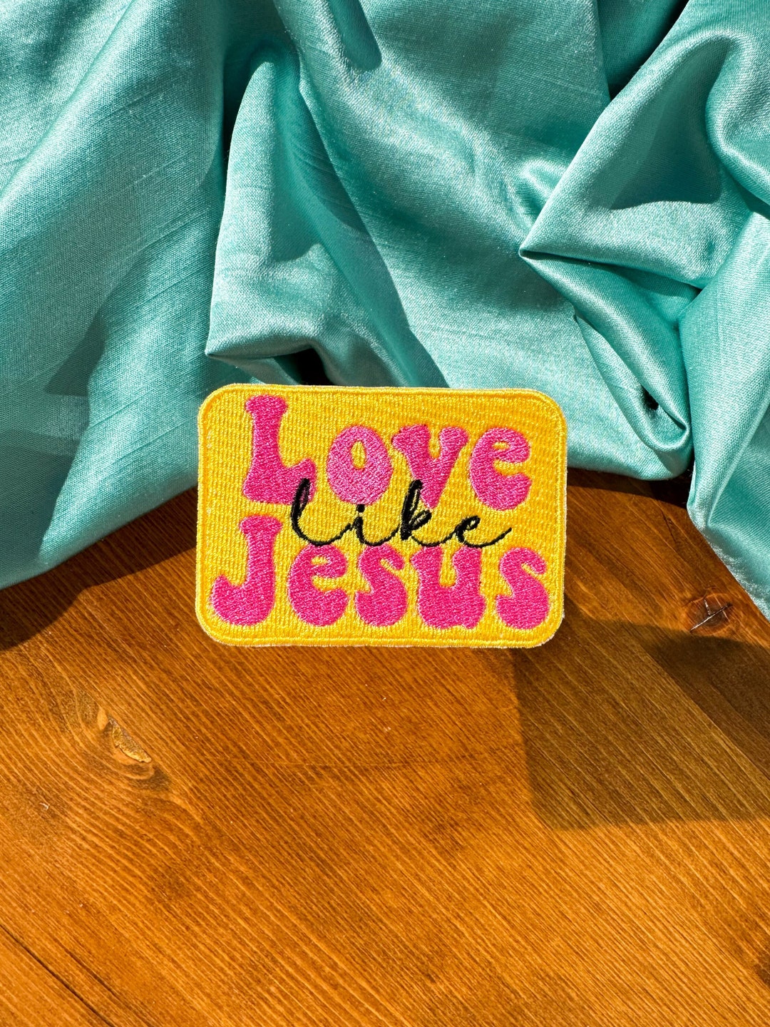 Christian Iron-on Patches | Love Like Jesus Patch |gift for Her or Him ...