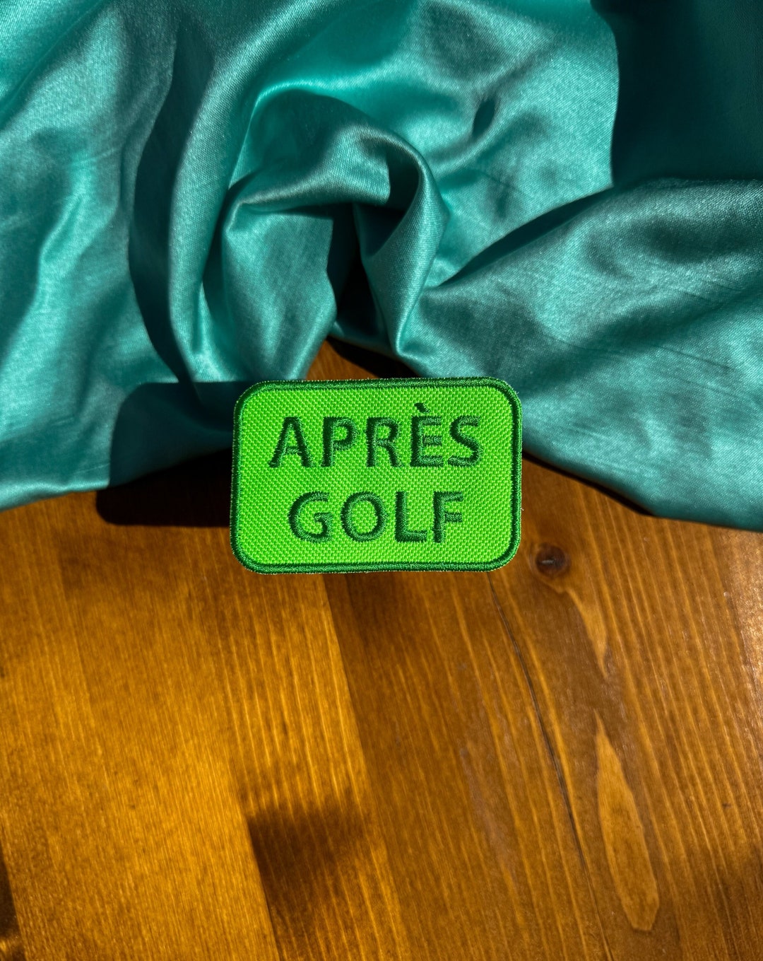 Apres Golf Iron-on Patch | Summer-themed Patch | Trucker Hat Bar ...