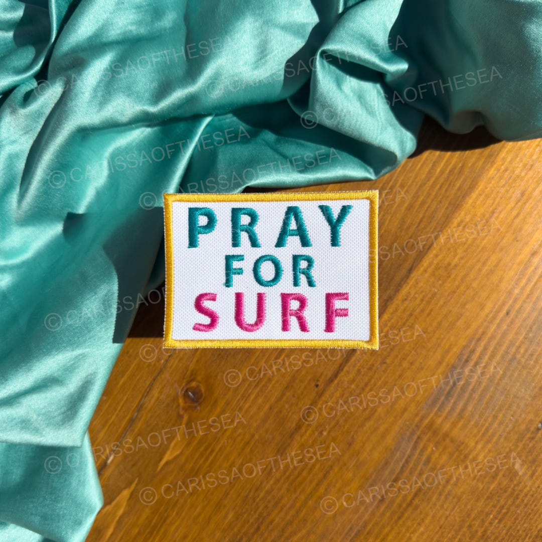 Pray for Surf Patch | Trucker Hat Patches | Summertime Patches | Trendy ...