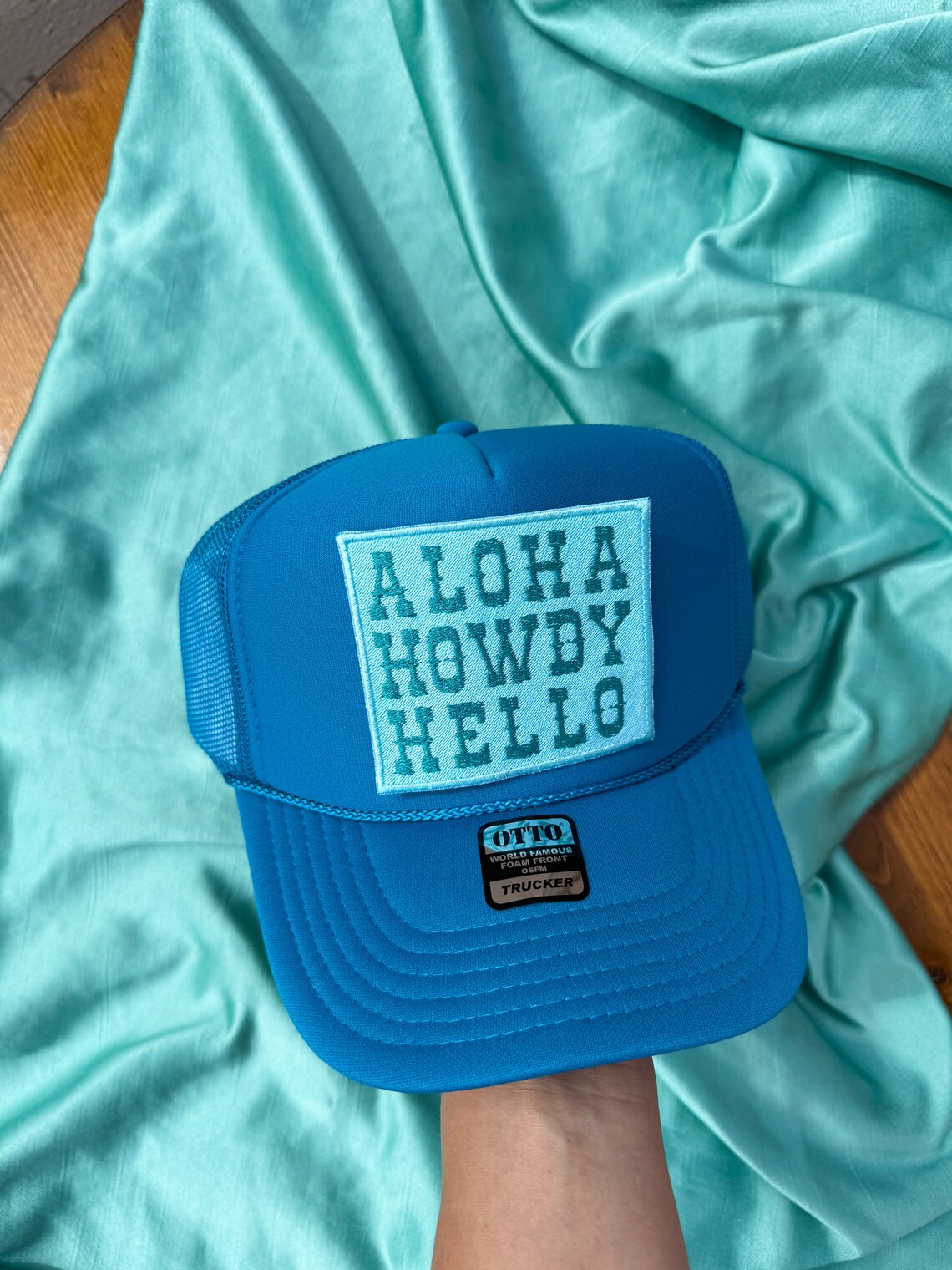 Aloha Howdy Hello Western Patch | Trucker Hat Patches | Summertime ...