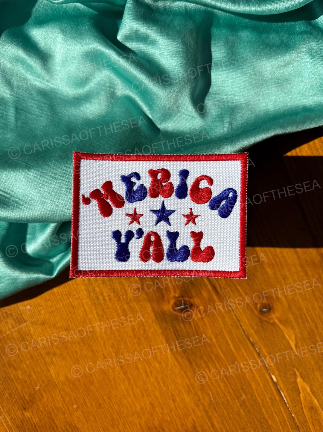 Merica Y'all Iron-on Patch | Memorial Day Patch | Fourth of July Patch ...
