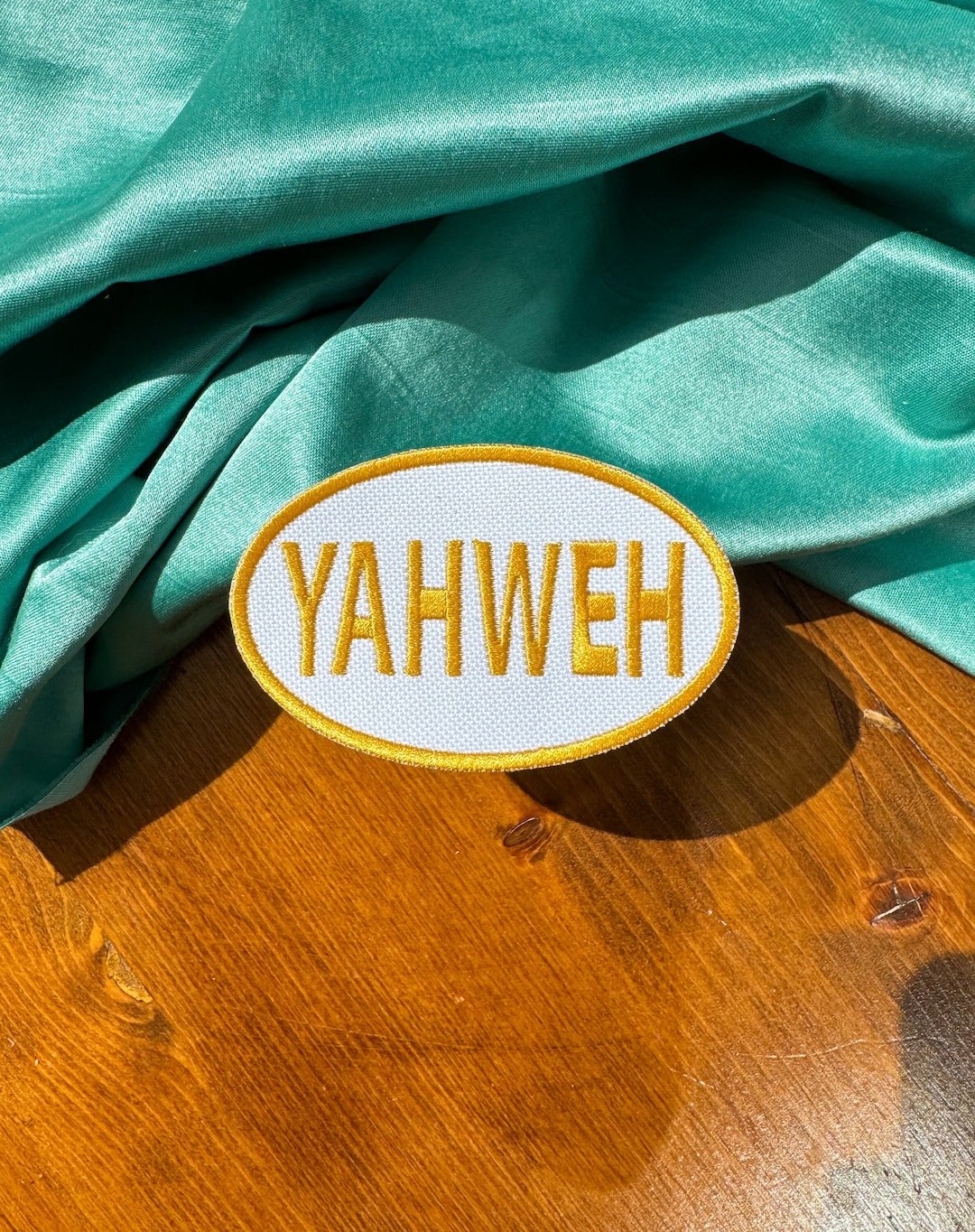 Yahweh Iron-on Patches | Custom Color Christian Patch | Love Like Jesus ...