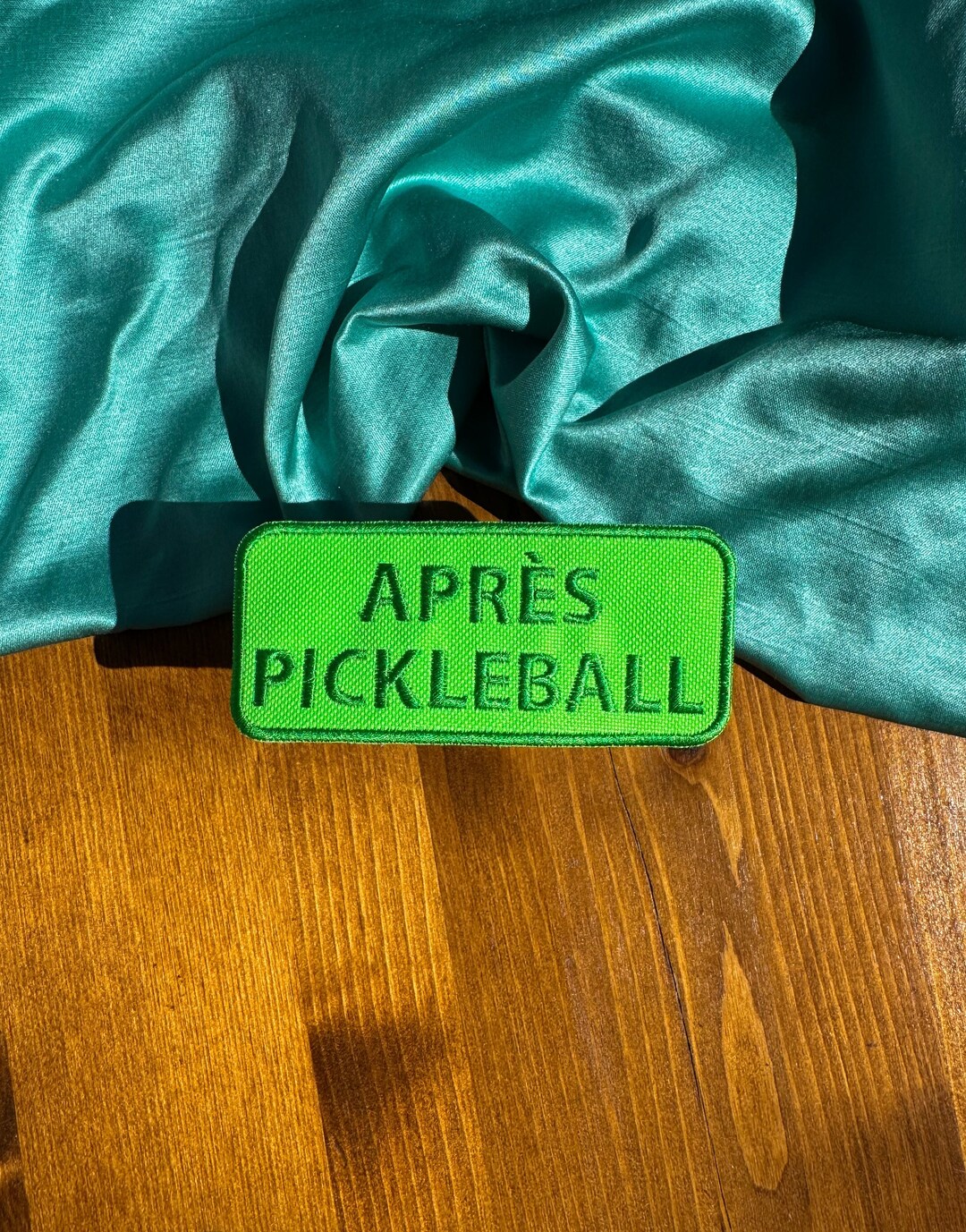 Apres Pickleball Iron-on Patch | Summer-themed Patch | Trucker Hat Bar ...