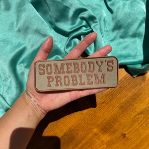 Somebody's Problem Oversized Brown/tan Western Patch | Trucker Hat ...