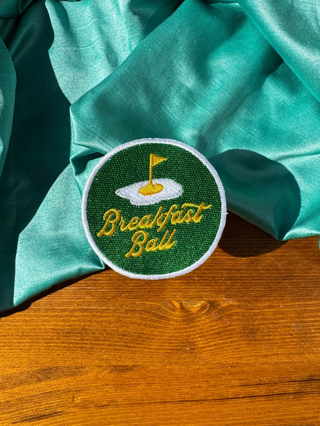 Breakfast Ball Green Golf Patch | Gift for Golfer | Gift for Him ...