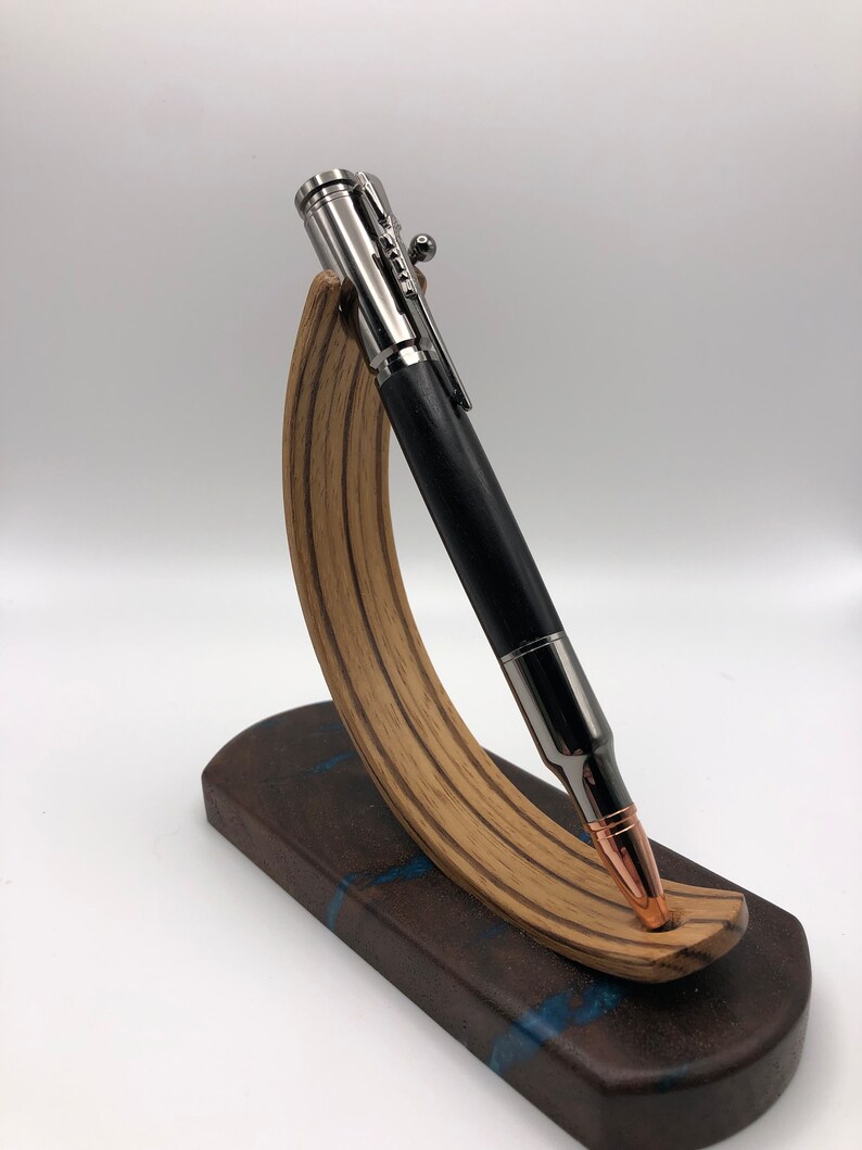 30 Cal Bolt Action Ballpoint Pen in Ebony - Etsy