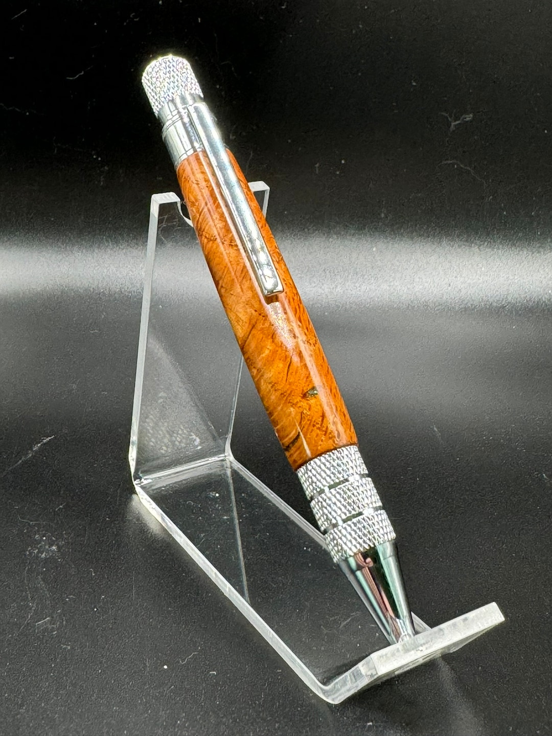 Ballpoint Pen - Twist Mechanism in Cherry Oak Burl - Etsy