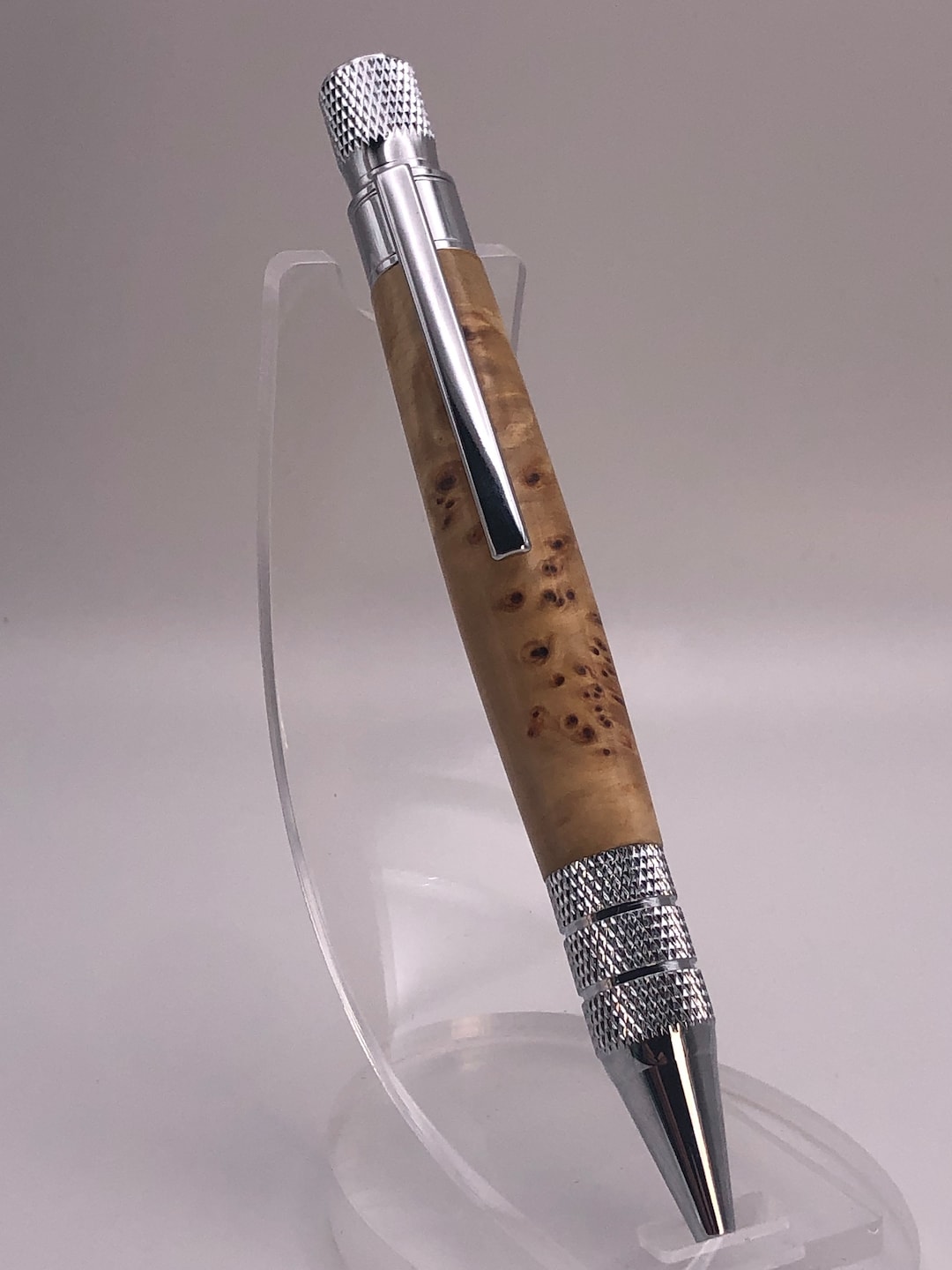 Ballpoint Pen - Twist Mechanism in Yellow Birdseye Cedar - Etsy