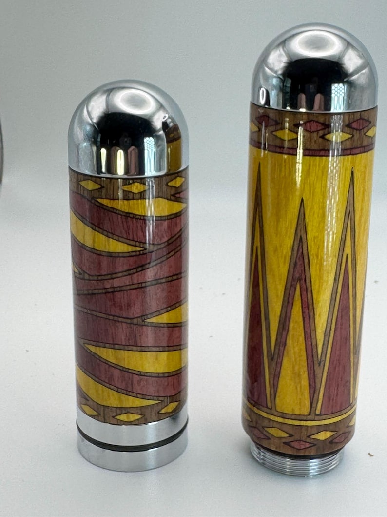 Cigar Humidor: With Spiral Inlay Design in Cedar, Maple, Walnut, Padauk ...