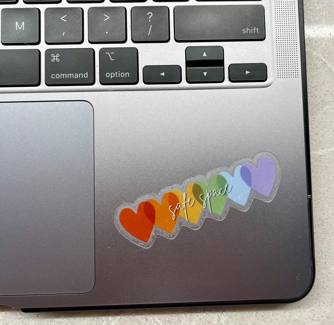 Safe Space Transparent Vinyl Sticker / LGBTQ+ Ally Sticker / Inclusive ...