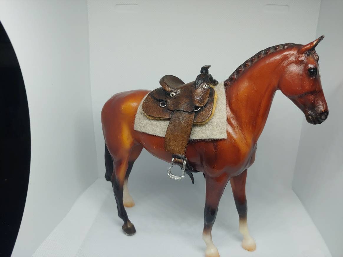 Classic 1:12 Scale Western Saddle. (horse Not Included.) - Etsy