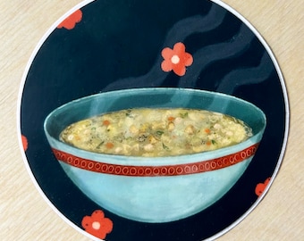 Chicken Soup Sticker, Soup Sticker - Etsy