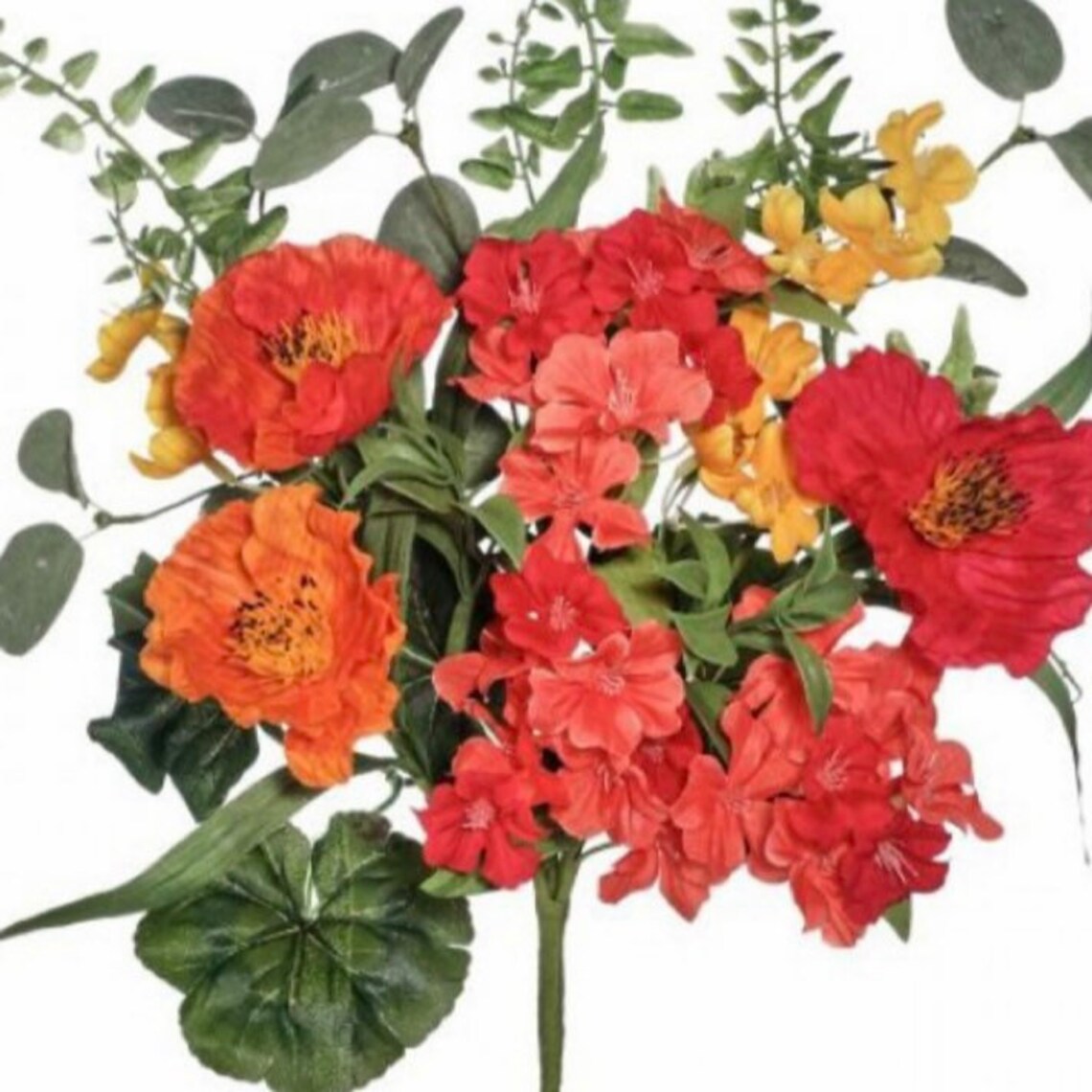 Poppy & Gypso Artificial Flower Bouquet Flowers for Vase - Etsy