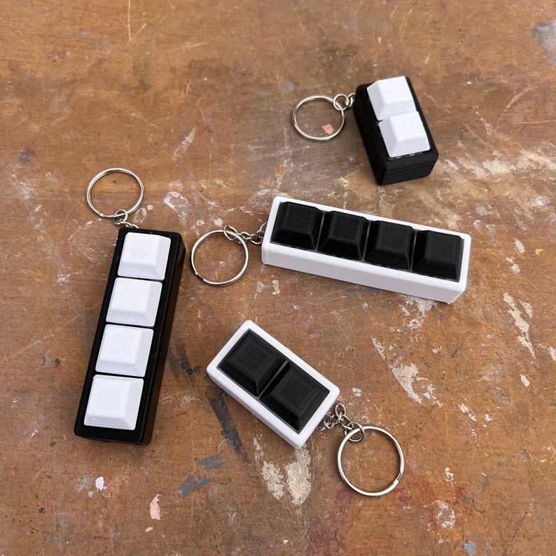 2 or 4 Straight Key Mechanical Keyboard Fidget Keyboard Switch Button ...