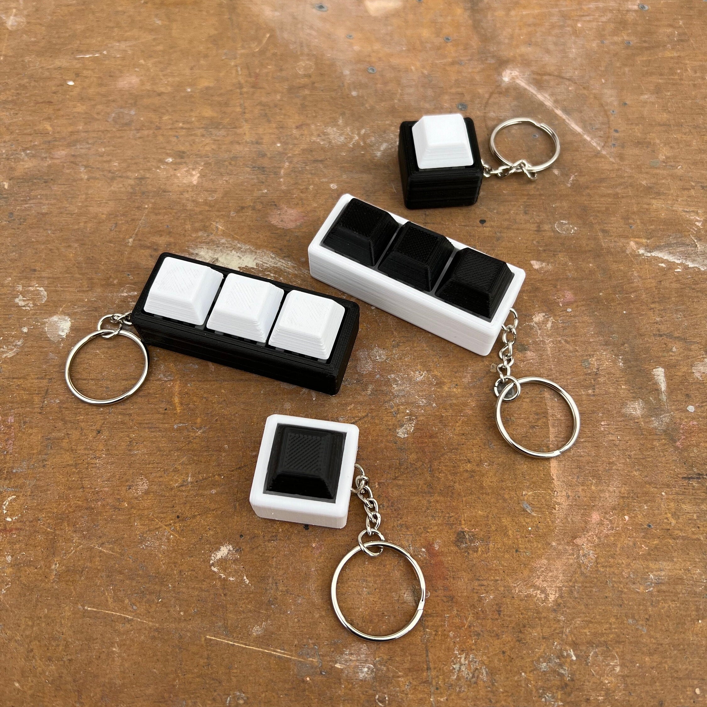 3 Straight Key Mechanical Keyboard Fidget | Keyboard Switch | Button ...