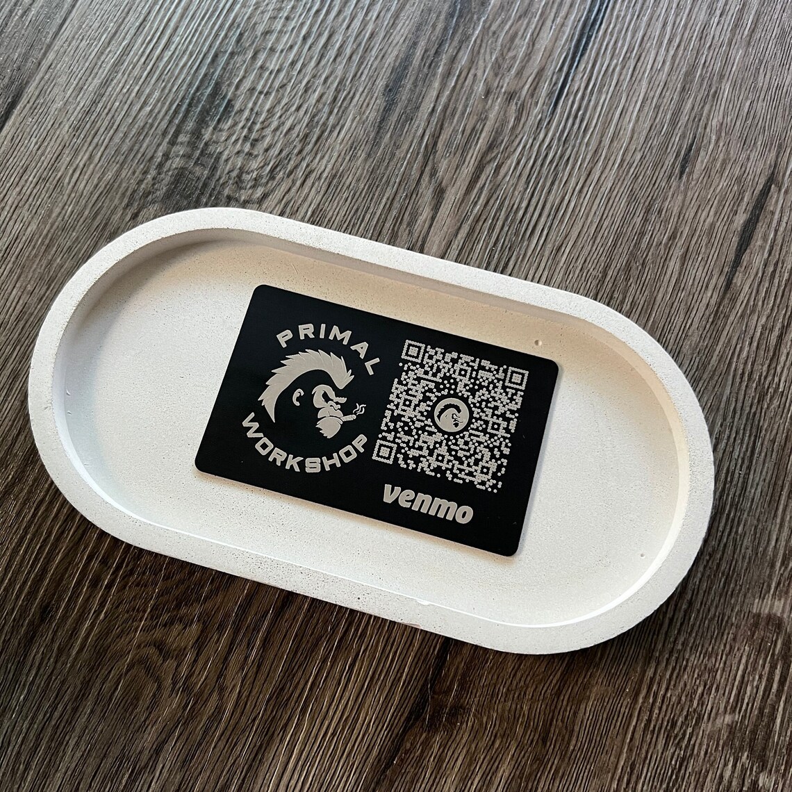 Custom Metal Business Card | QR Code Sign| QR Code Scan Sign | Matte ...