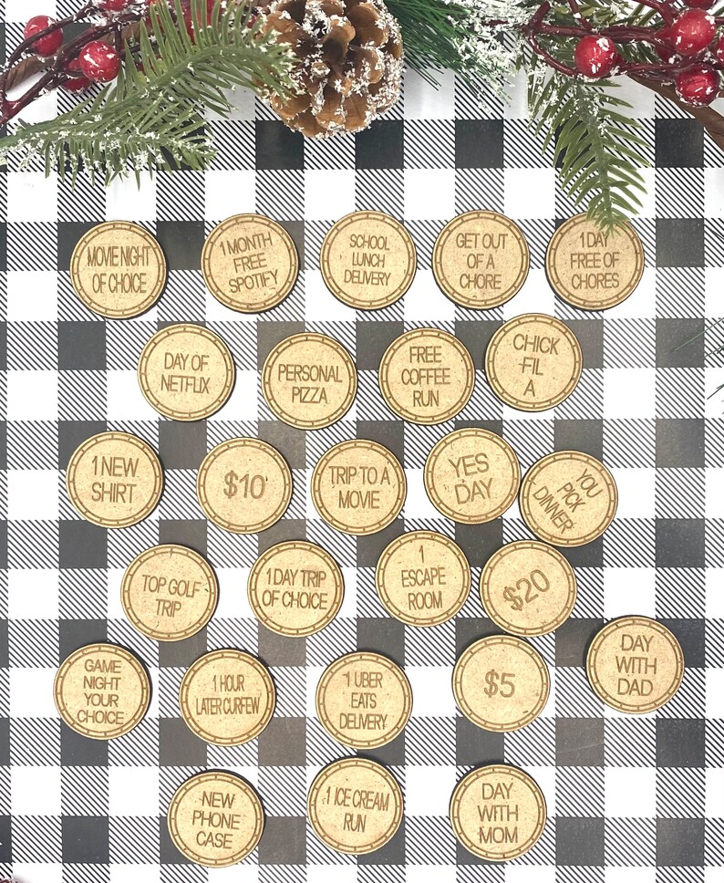 Reusable Teenager Reward Tokens 26 Easter Tokens Easter - Etsy