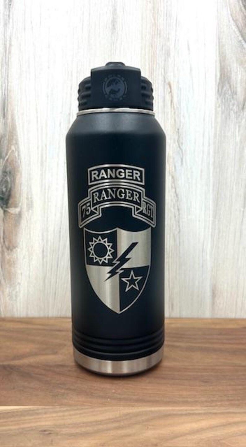 Army, Ranger, Water Bottle, Army Ranger, Military Gifts, 1st Battalion ...