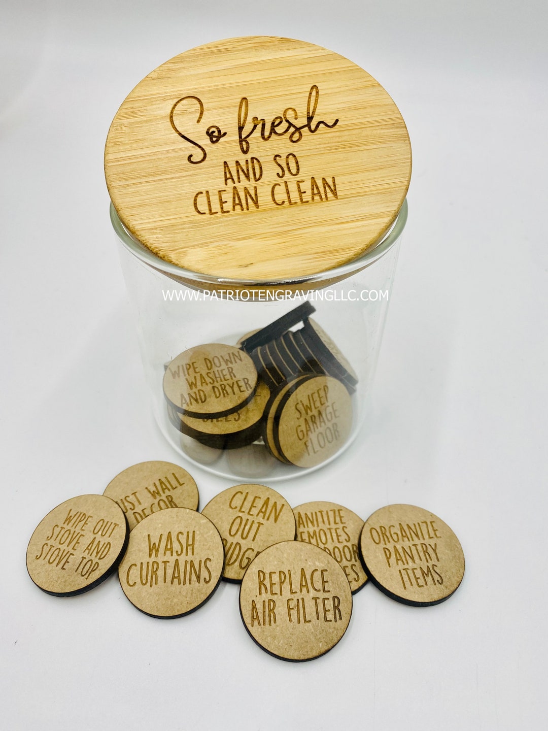 Chore Jar/i'm Bored Jar/cleaning Jar/ 30 Chores - Etsy