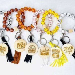 Softball, Softball Mom, Softball Keychain, Softball Gift, Softball ...